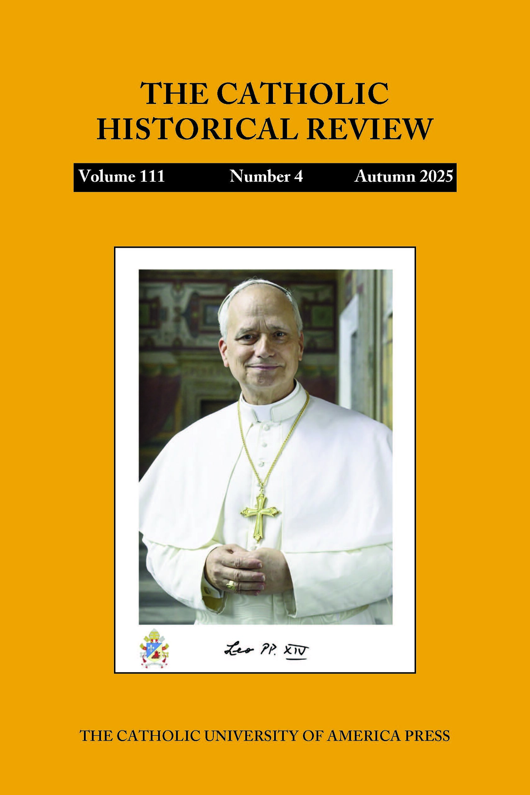 The Catholic Historical Review - Catholic University of America Press