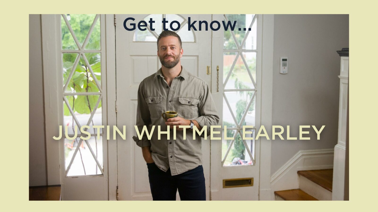 Get to Know...Justin Whitmel Earley - HarperChristian Resources
