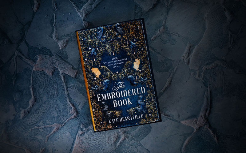 The Embroidered Book - banner - Harper Collins New Zealand