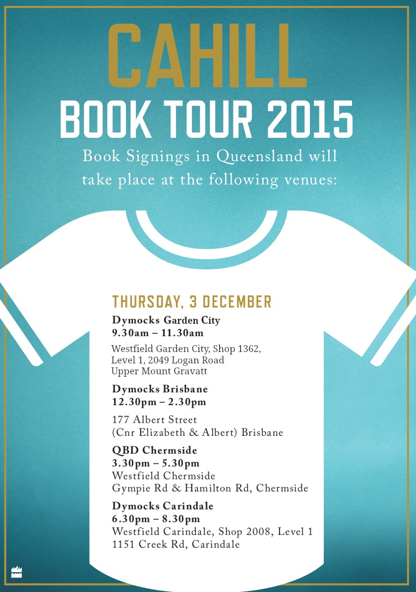 Tim Cahill 'Legacy' National Tour - HarperCollins Australia ...
