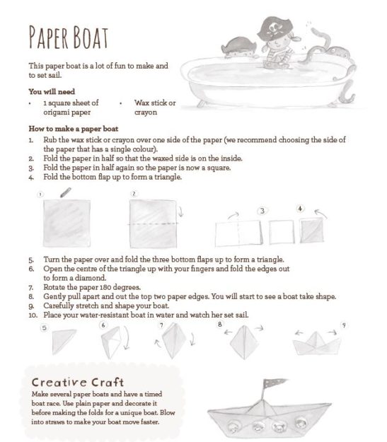 Paper Boat Activity - HarperCollins Australia :HarperCollins Australia