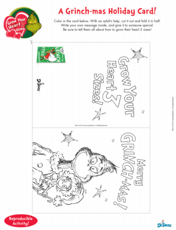 Merry Grinchmas: 12 Dr. Seuss Christmas Activity Sheets - HarperCollins ...