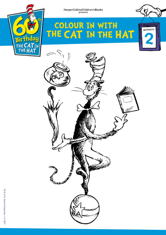 The Cat in the Hat 60th Birthday Activity Sheets - HarperCollins ...