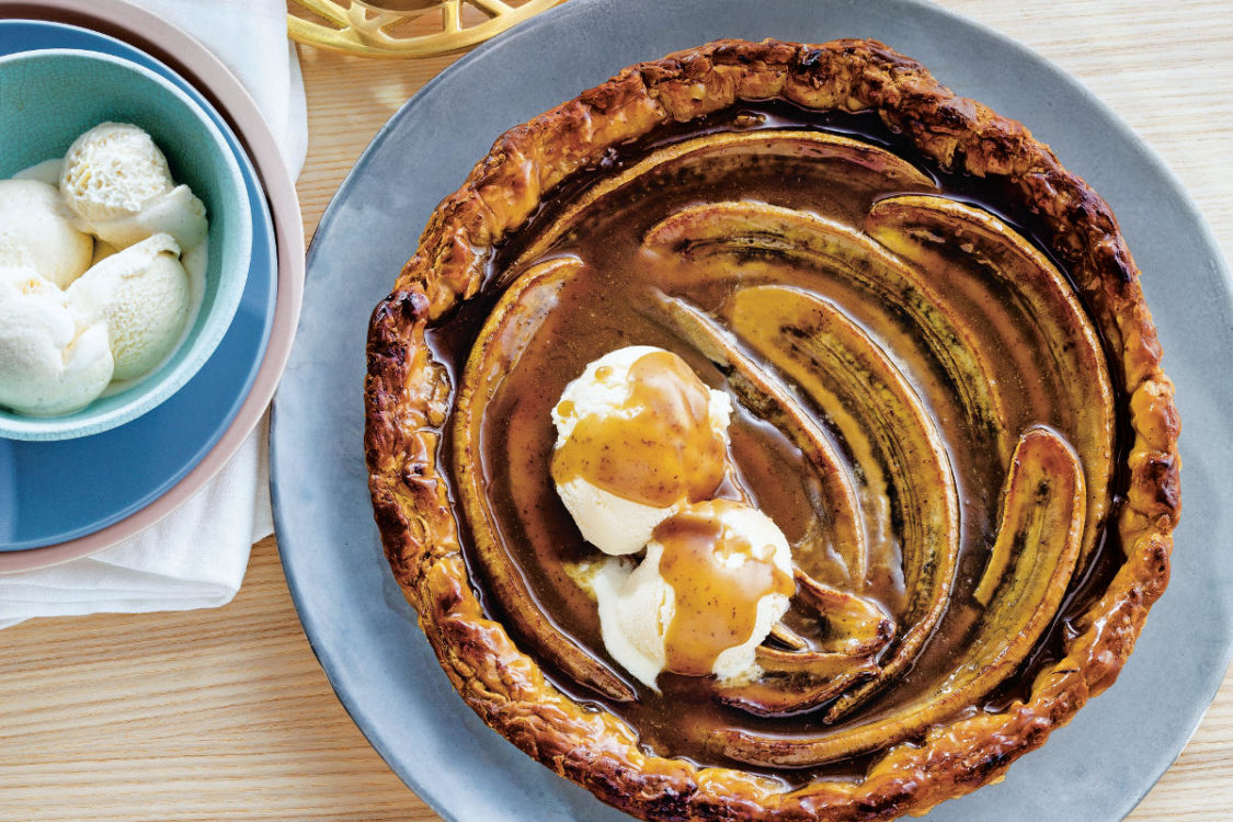 Delicious Daily: Banana pecan tart with bourbon and burnt butterscotch ...