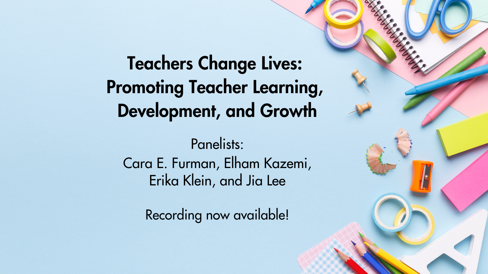 Teachers Change Lives Recording And Recap Harvard Education Press