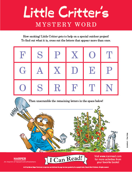 Little Critter | I Can Read Books | ICanRead.com