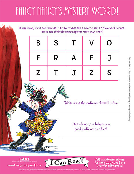 Fancy Nancy | I Can Read Books | ICanRead.com