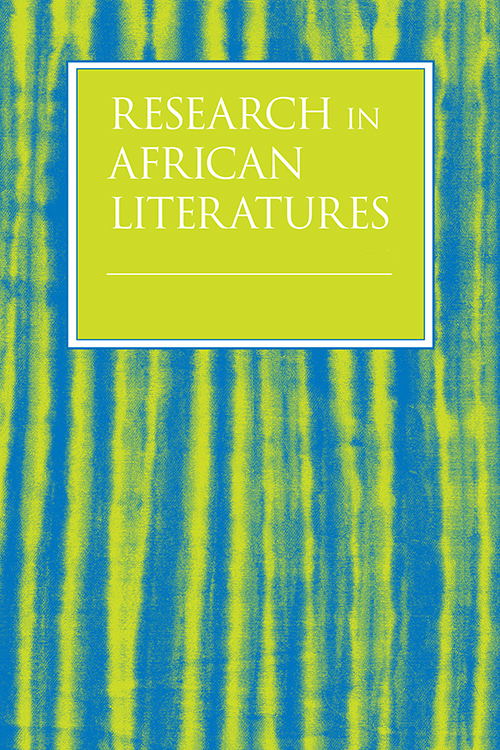 Research in African Literatures - Indiana University Press