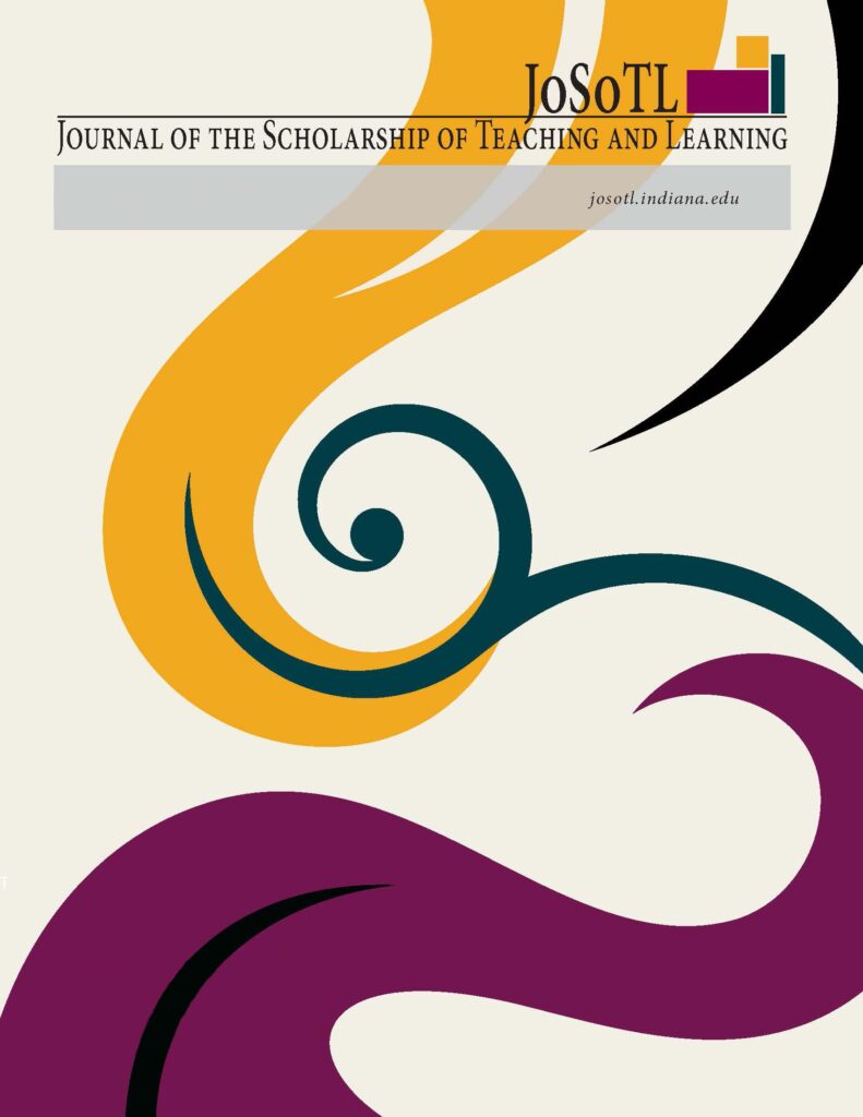 Journal of the Scholarship of Teaching and Learning - Indiana ...