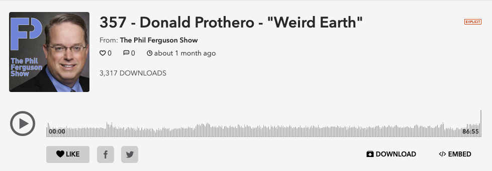 Donald R. Prothero, author of Weird Earth: Debunking Strange Ideas ...