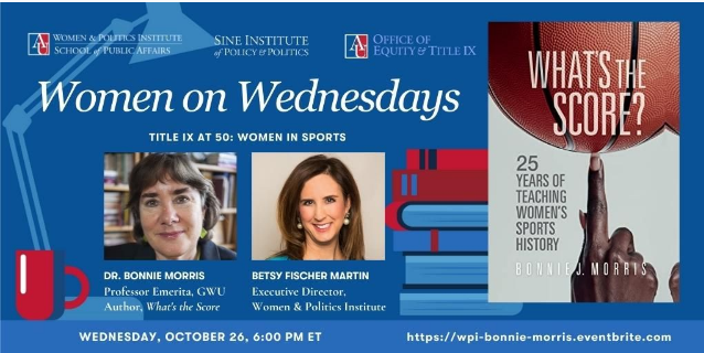 “Women On Wednesdays”: Dr. Bonnie Morris - Title IX at 50 - Indiana ...