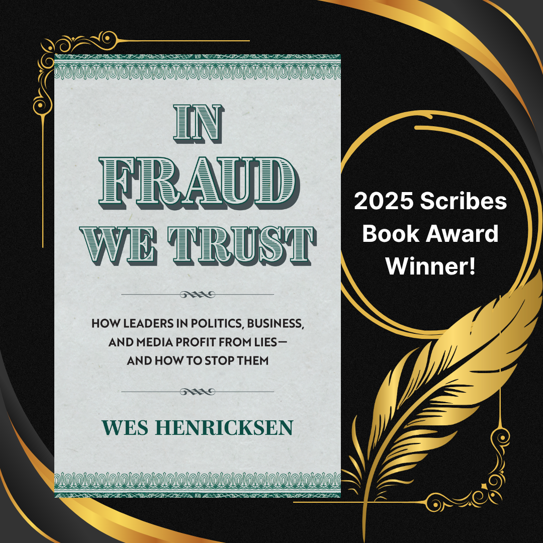 Scribes Announces 2025 Book Award Winner: In Fraud We Trust by ...