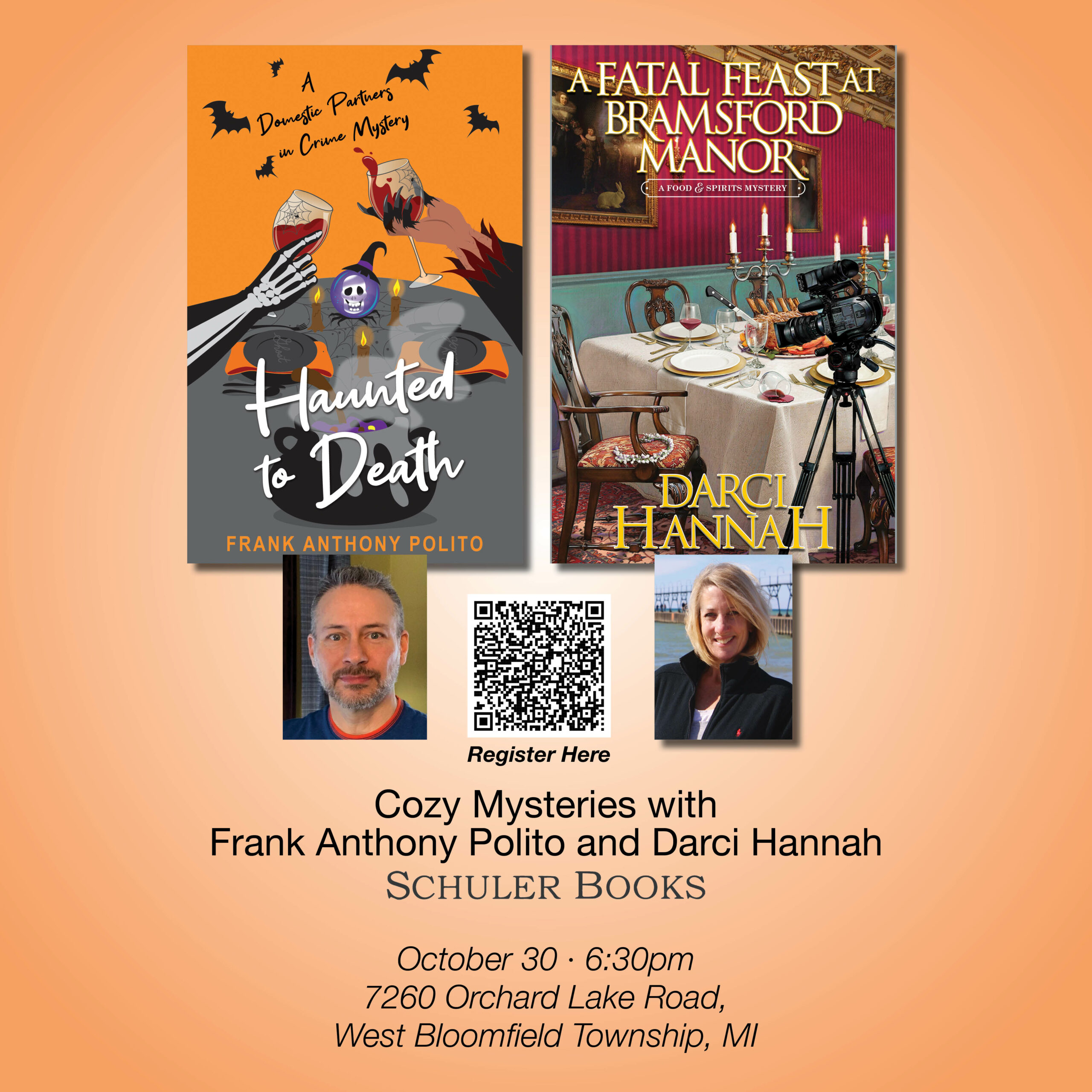 Darci Hannah & Frank Anthony Polito at Schuler Books - Kensington Books ...
