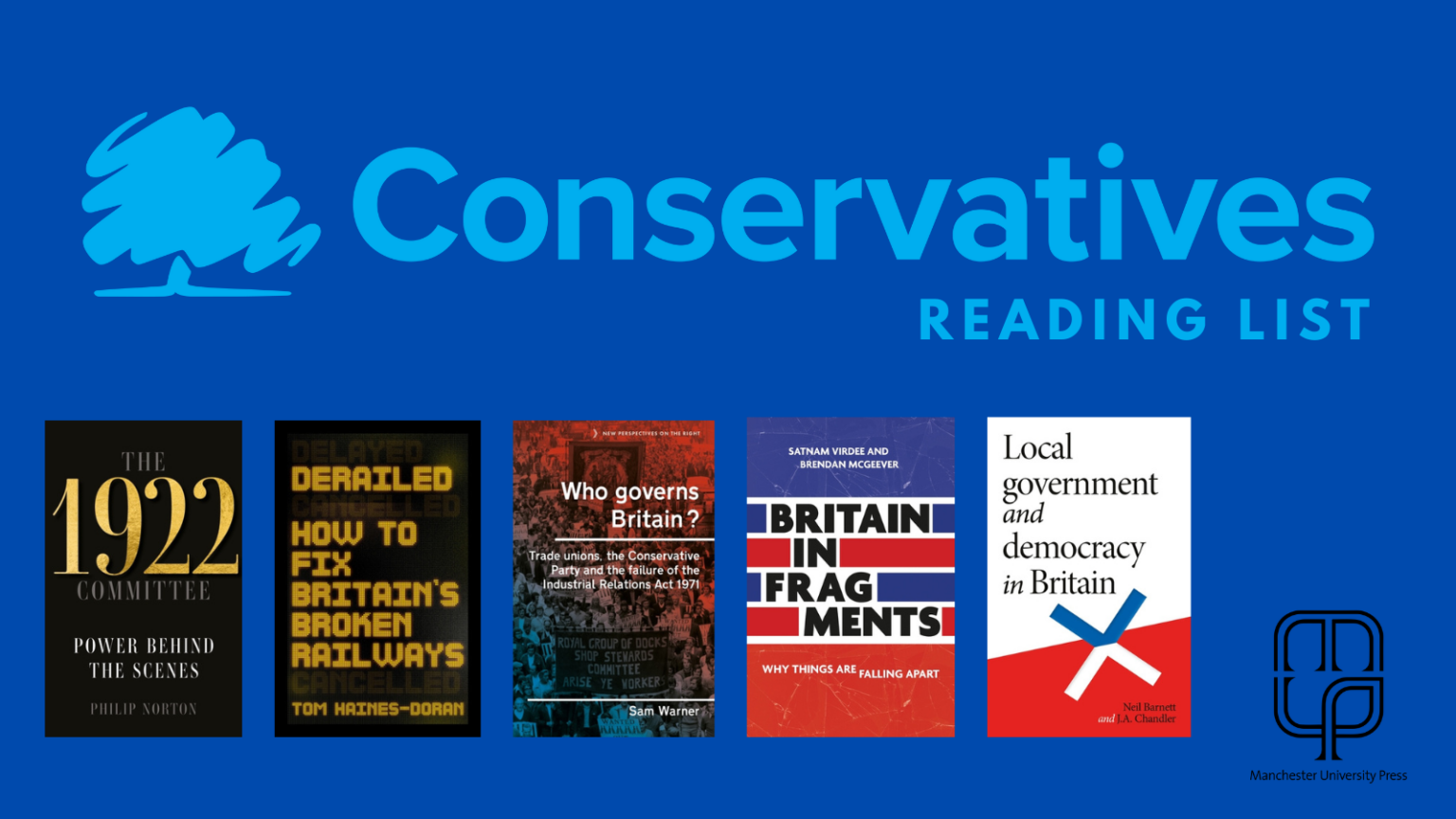 Conservative Party reading list - Manchester University Press