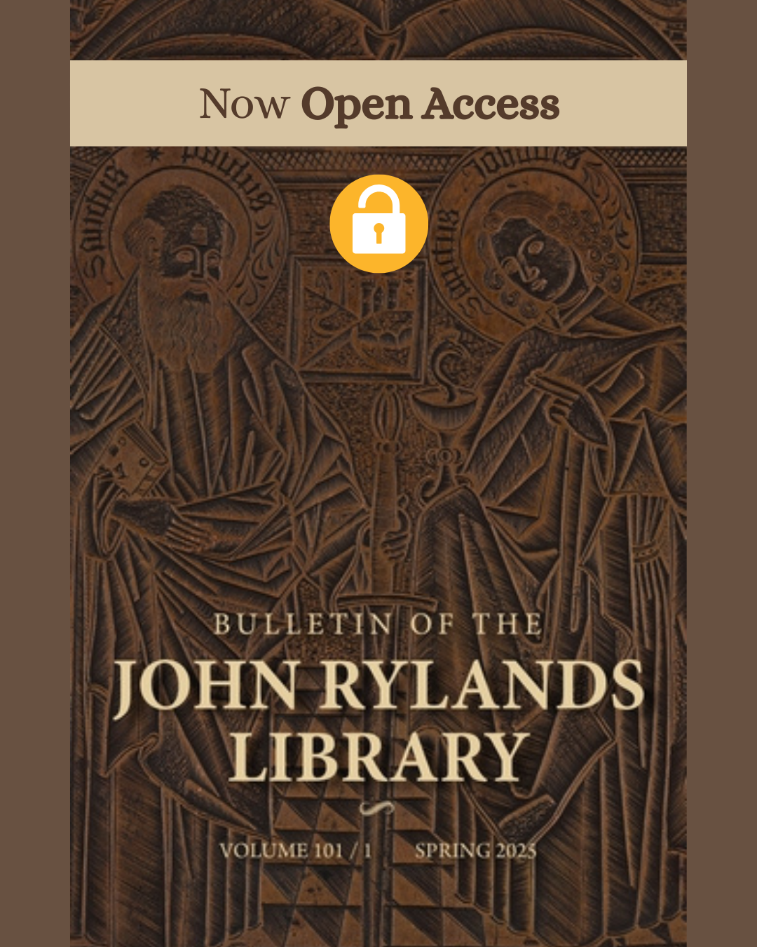 The Bulletin of the John Rylands Library is unlocking - Manchester University Press