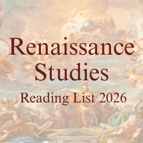 Renaissance Studies reading list - Manchester University Press