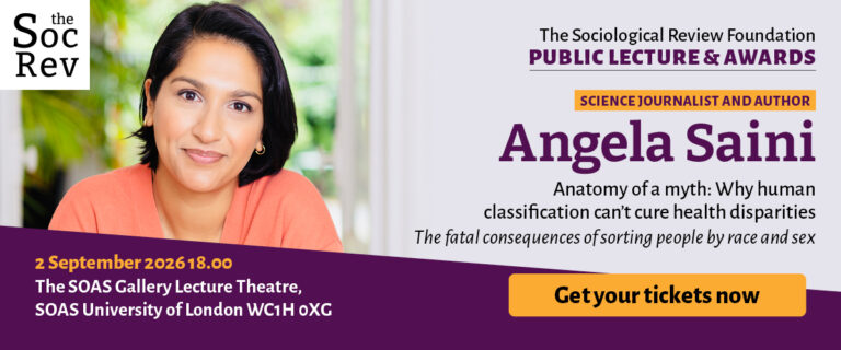 Angela Saini to deliver The Sociological Review Foundation Public ...