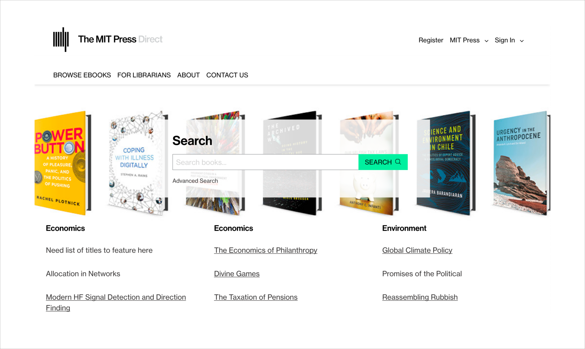 With new clients and subject-specific collections, MIT Press Direct ...