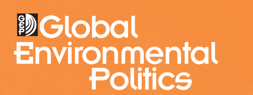 Global Environmental Politics celebrates twenty years - MIT Press