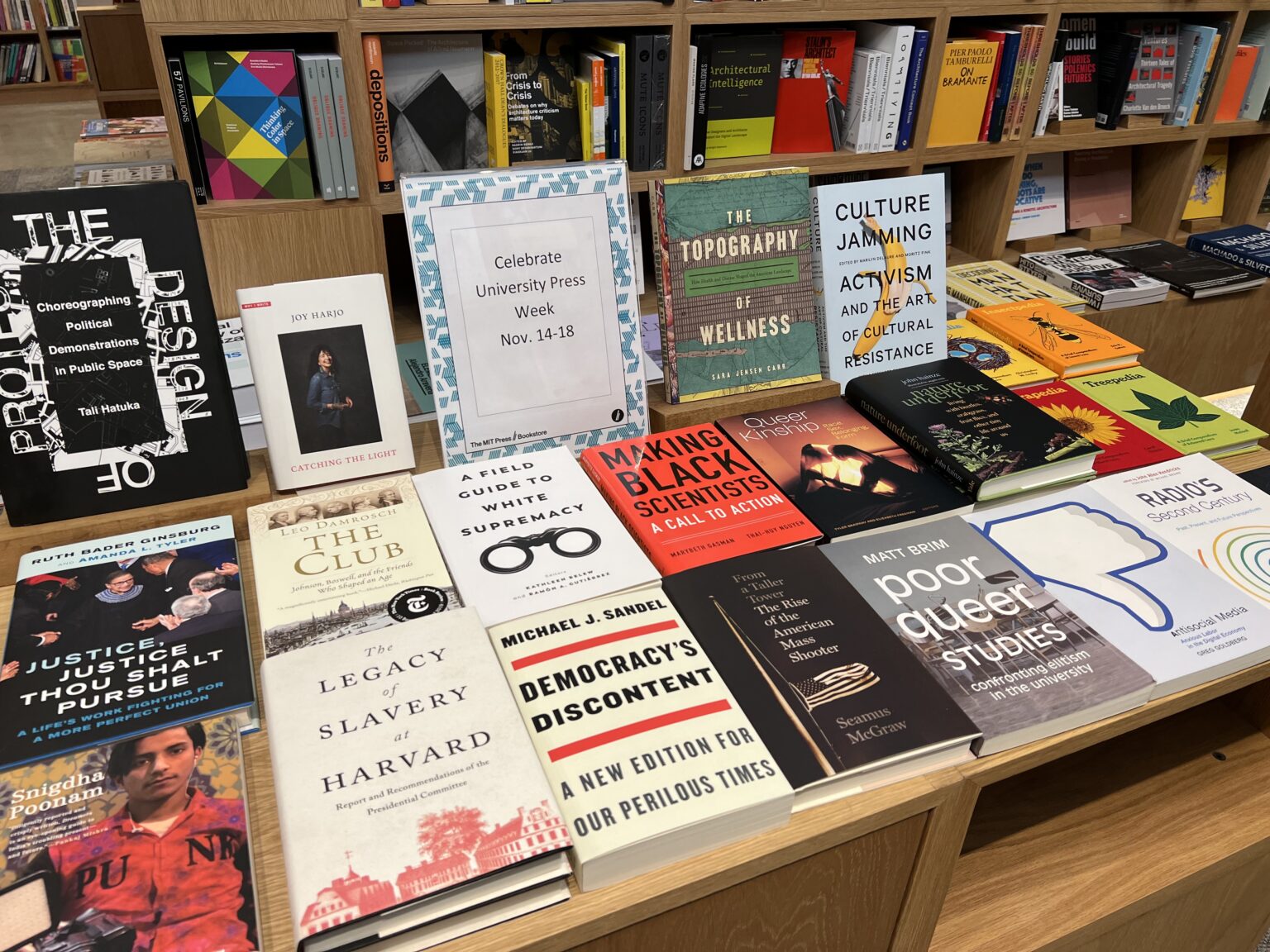Celebrating University Press Week at the MIT Press Bookstore