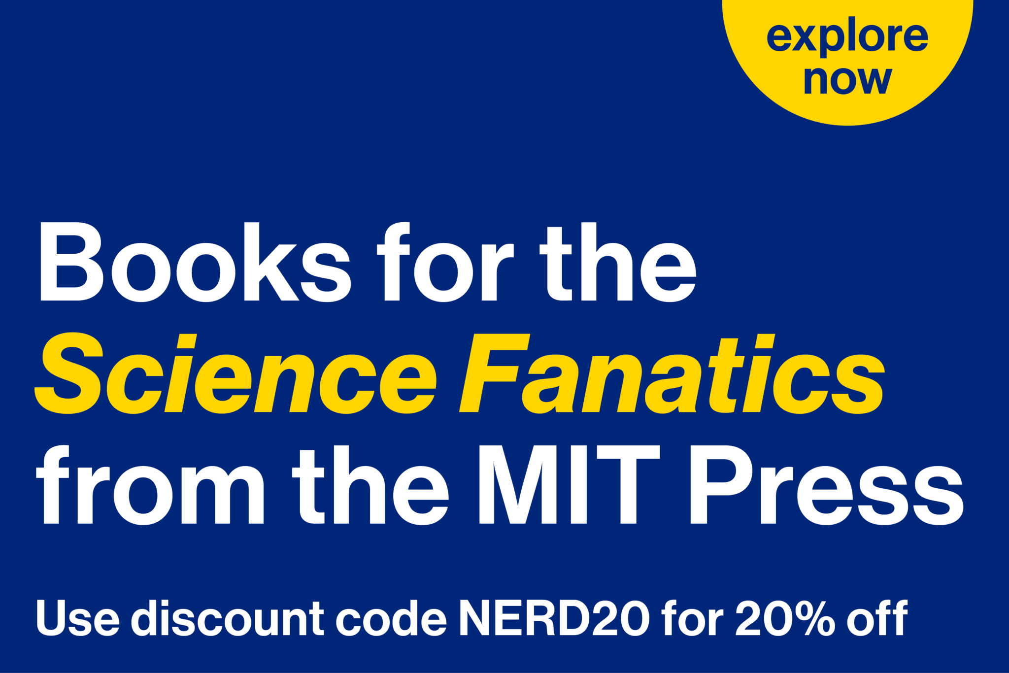 Happy Holidays, nerds: Books for science fanatics - MIT Press