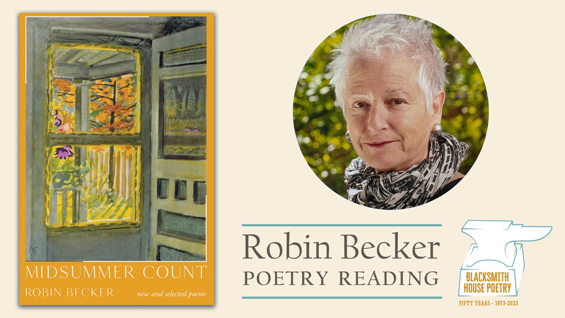 Robin Becker at the Blacksmith House Poetry Series