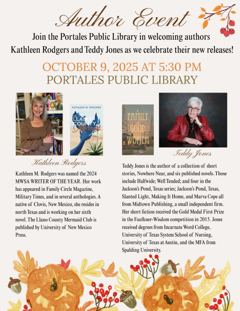 Kathleen M. Rodgers at the Portales Public Library