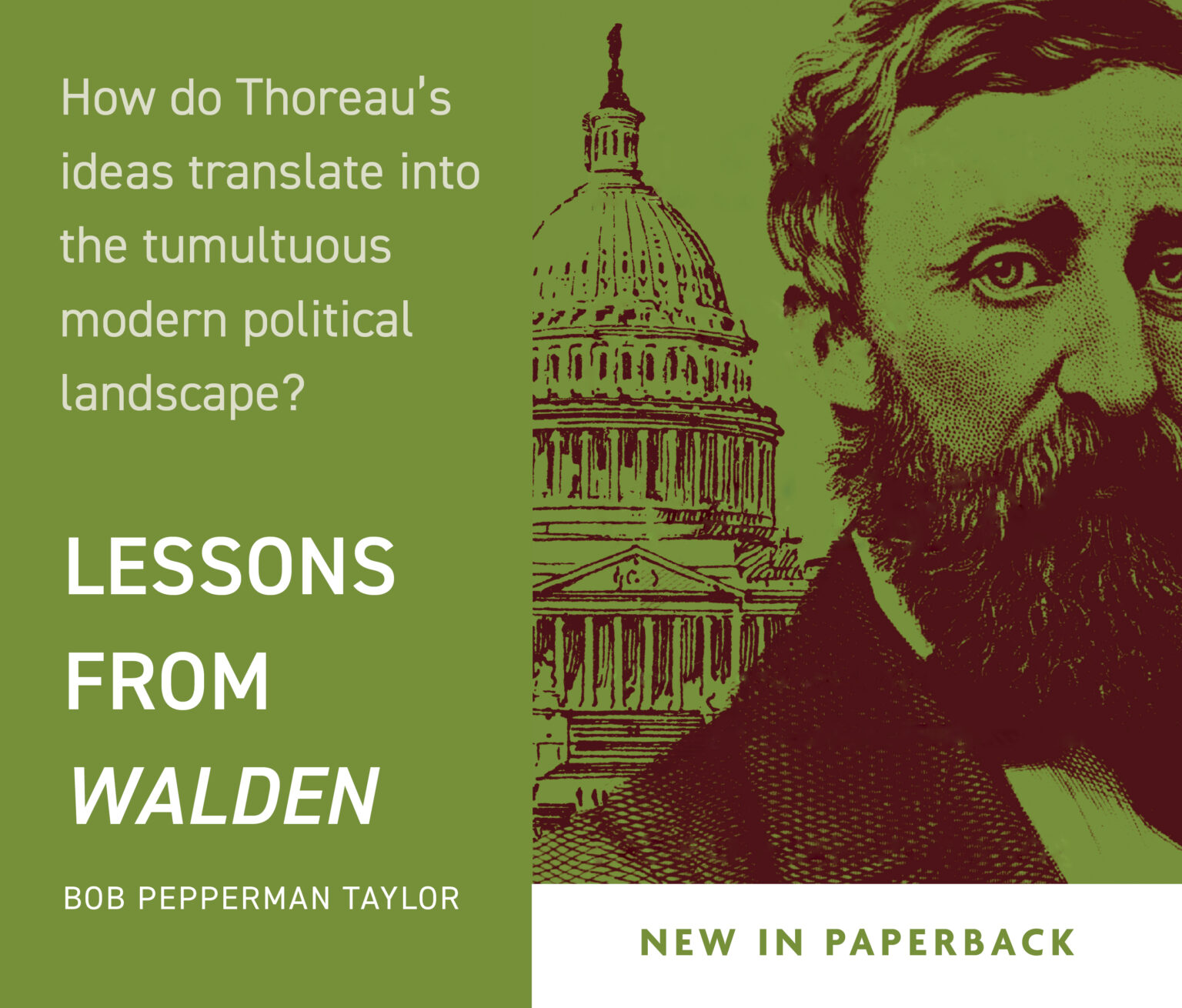 New Paperback Release: “Lessons from 'Walden'” by Bob Pepperman Taylor ...