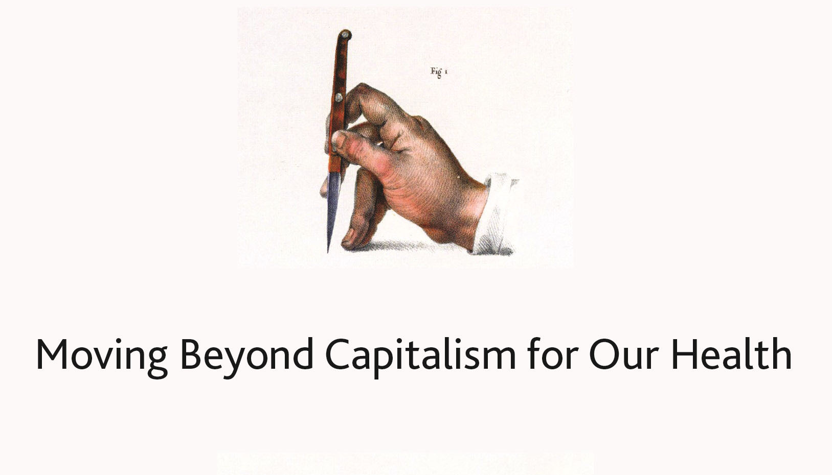 Moving Beyond Capitalism for Our Health - NYU Press