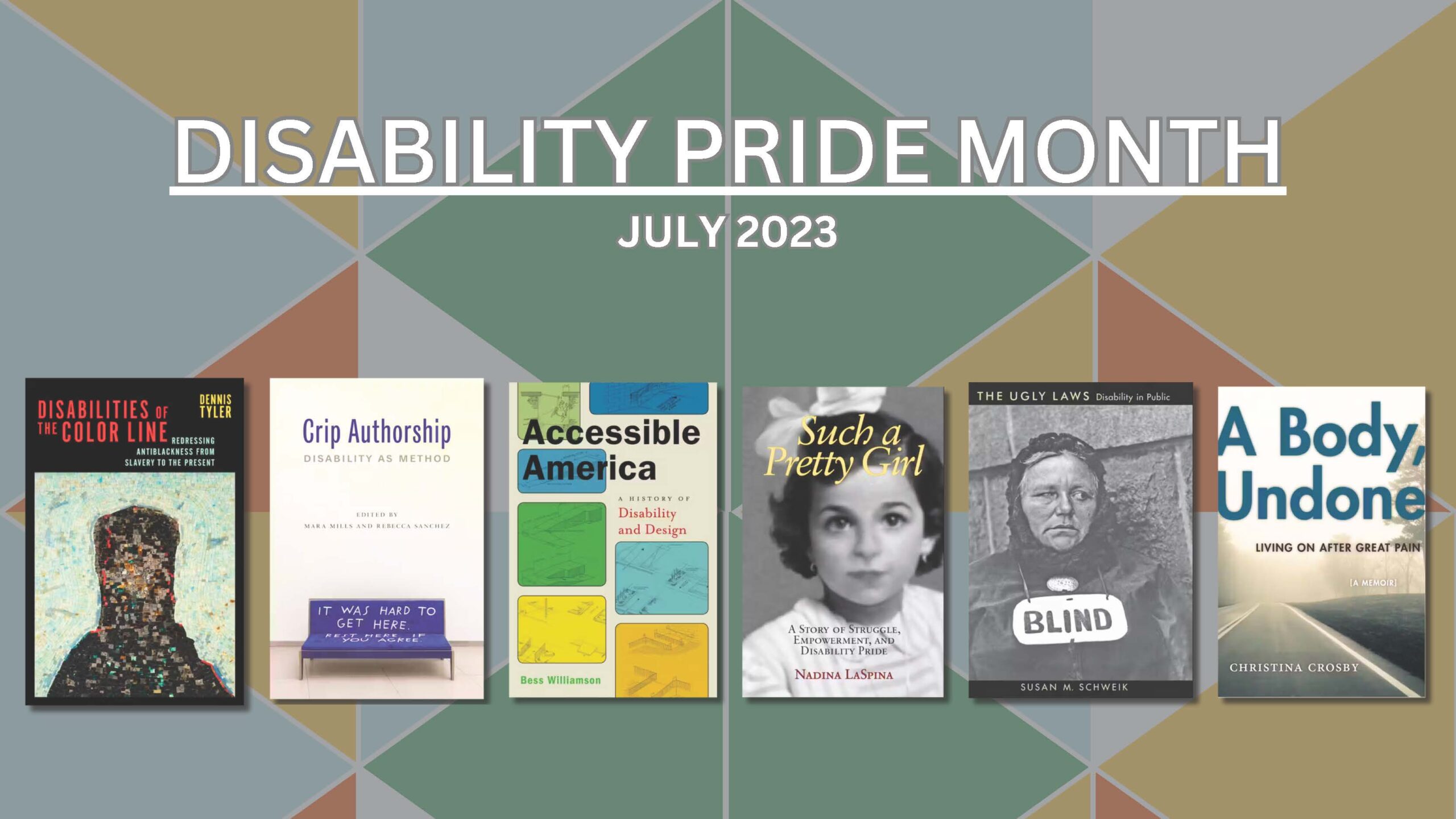 Required Reading: Disability Pride Month - NYU Press