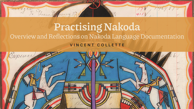 Practising Nakoda: Overview and Reflections on Nakoda Language ...