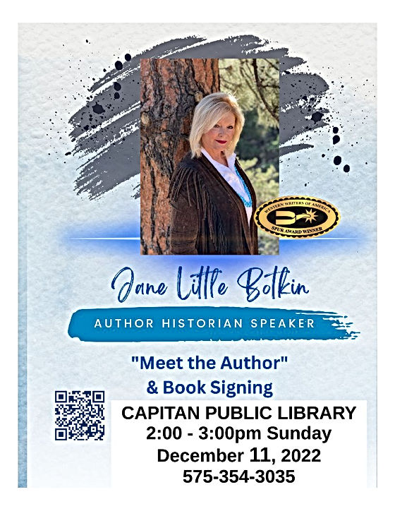 Jane Little Botkin - Meet the Author and Book Signing - University of ...