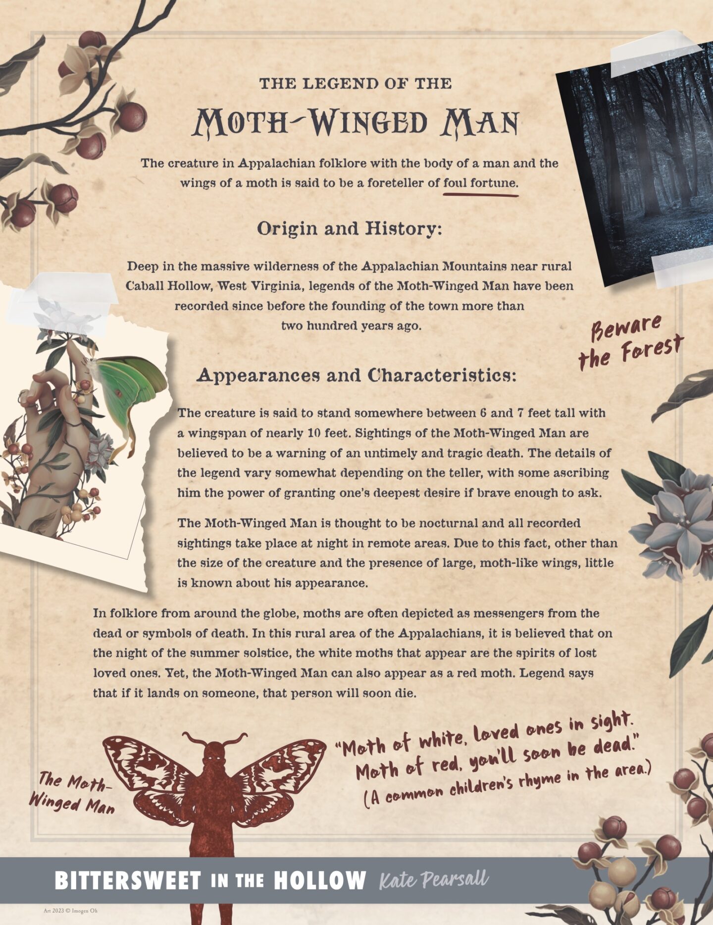 Bittersweet in the Hollow is the folklore-filled, Mothman thriller you ...