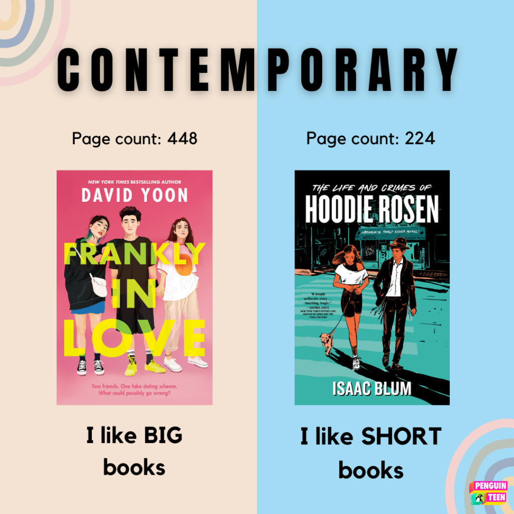 Short Books vs. Big Books: a YA Page Count Guide! - Penguin Teen