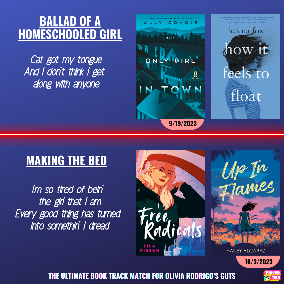 The Ultimate Book Track Match for Olivia Rodrigo’s GUTS - Penguin Teen