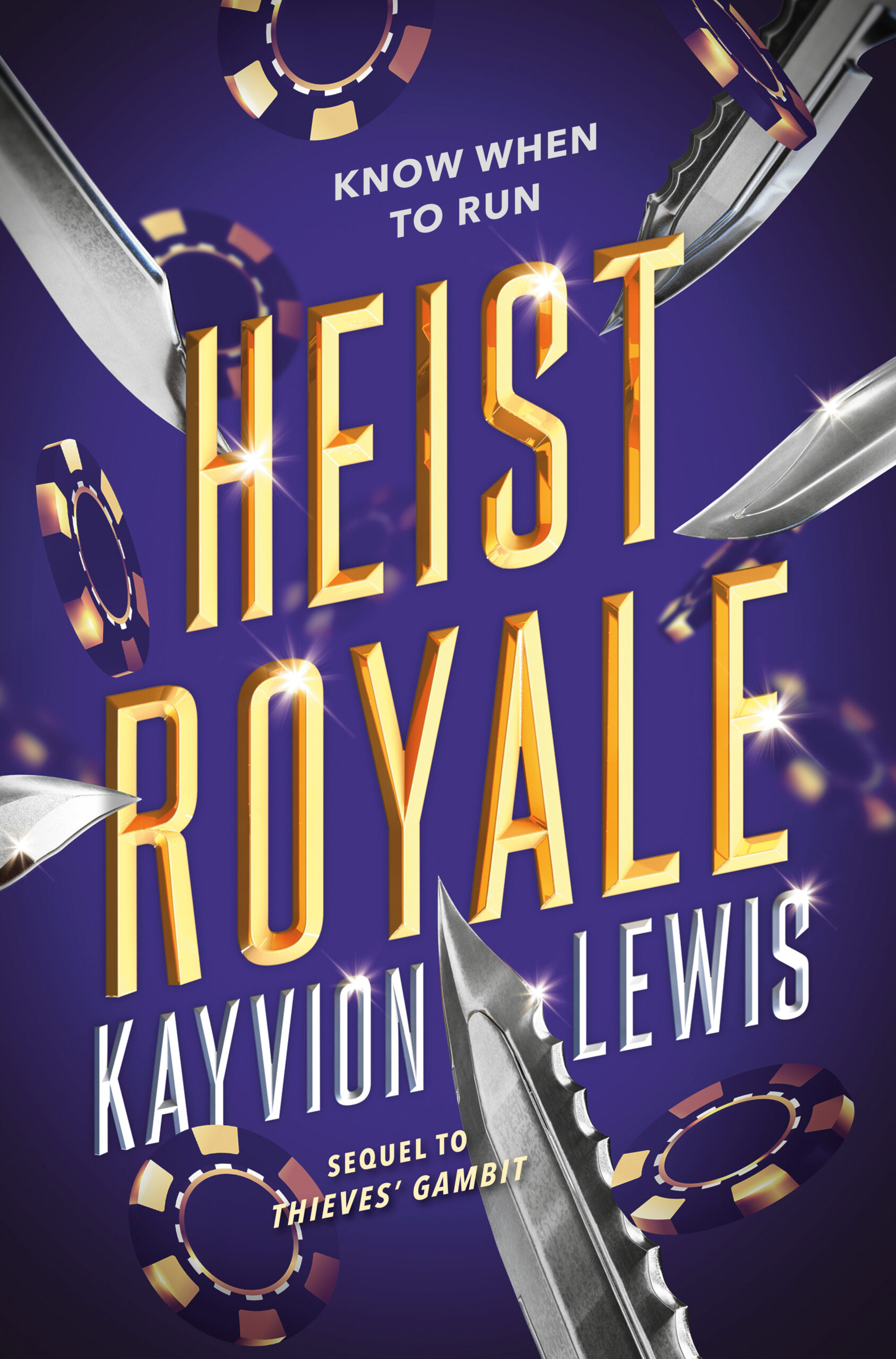 See the cover of HEIST ROYALE, sequel to THIEVES' GAMBIT - Penguin Teen