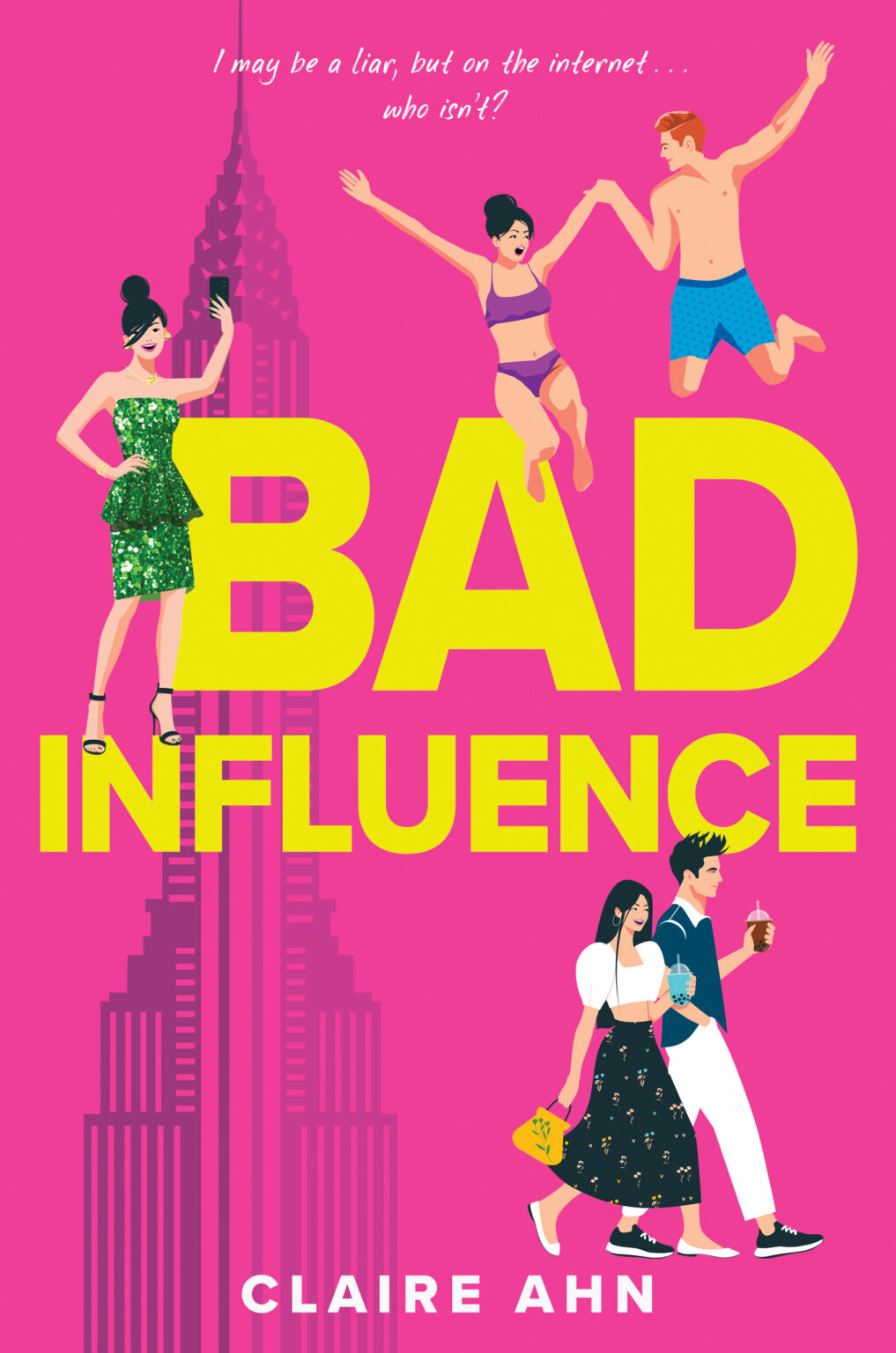 Cover Reveal: BAD INFLUENCE by Claire Ahn - Penguin Teen