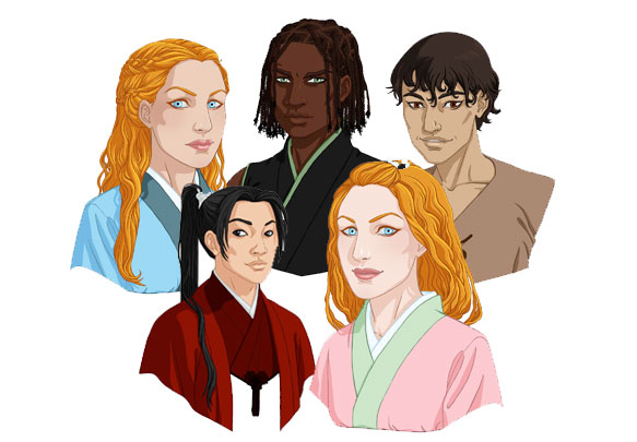Meet the Characters from the AGE OF LEGENDS Trilogy