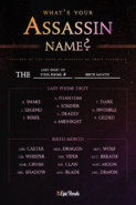 Use This 'The Tiger at Midnight' Inspired Assassin Name Generator!