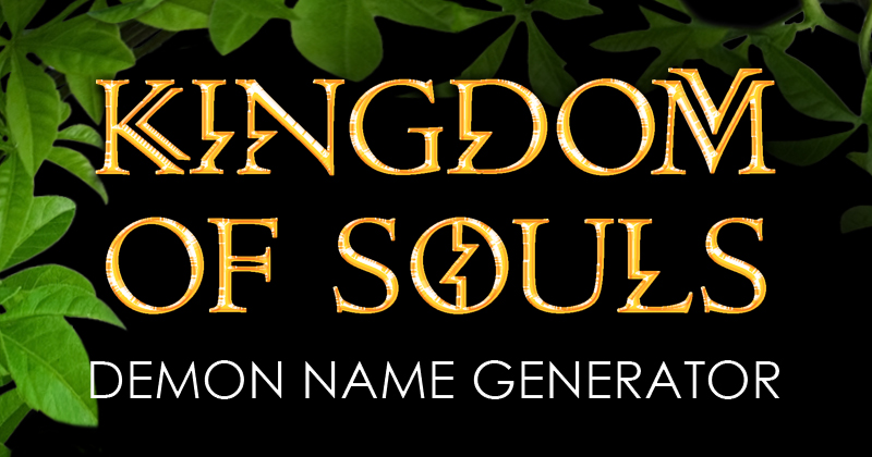 Embrace Your Inner Darkness with this Demon Name Generator