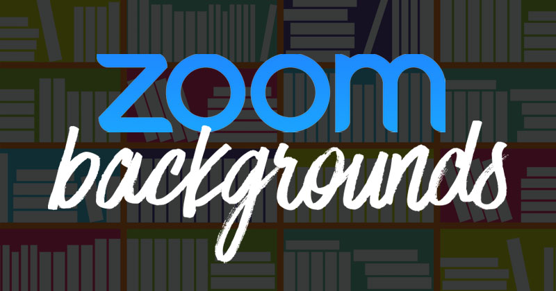 Zoom Backgrounds for Book Lovers