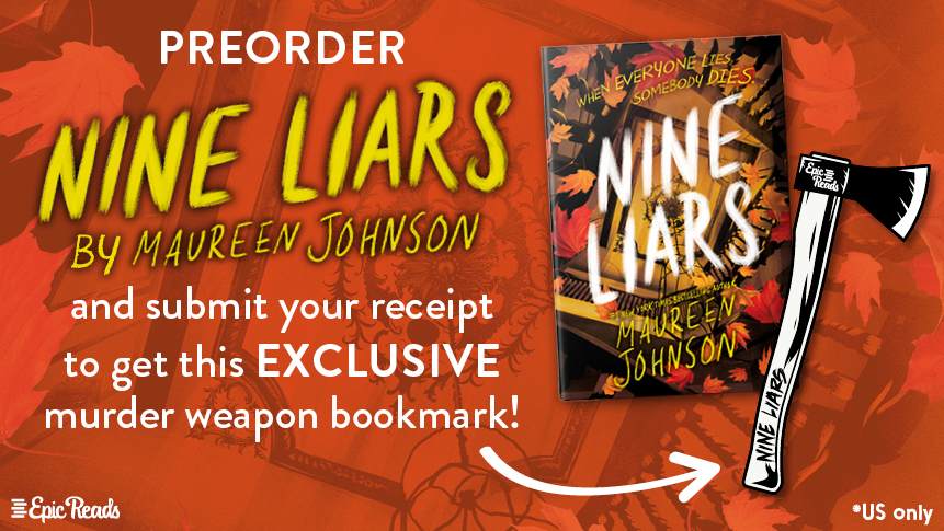 Epic Reads Go - Nine Liars Preorder Offer