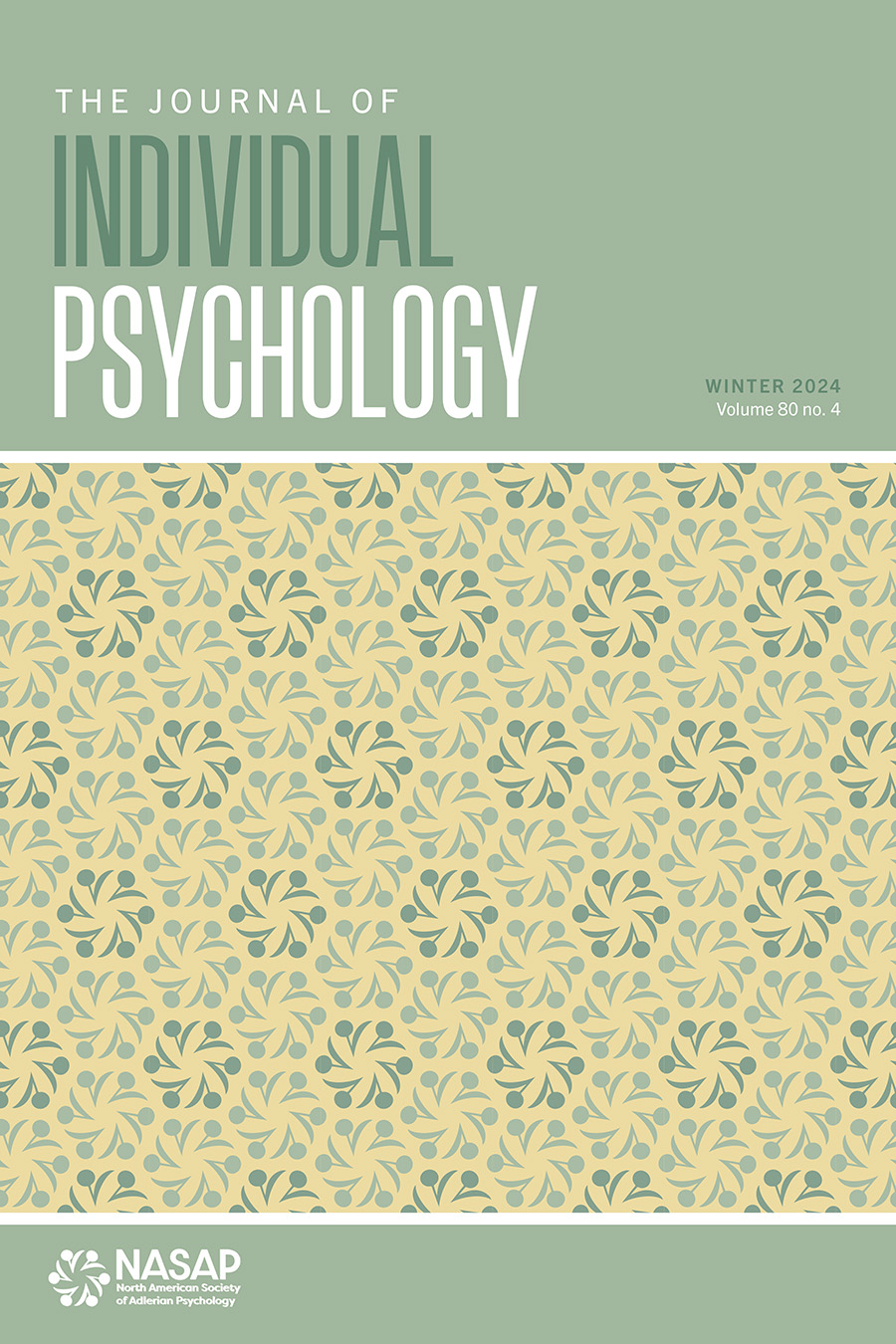 The Journal of Individual Psychology - University of Texas Press