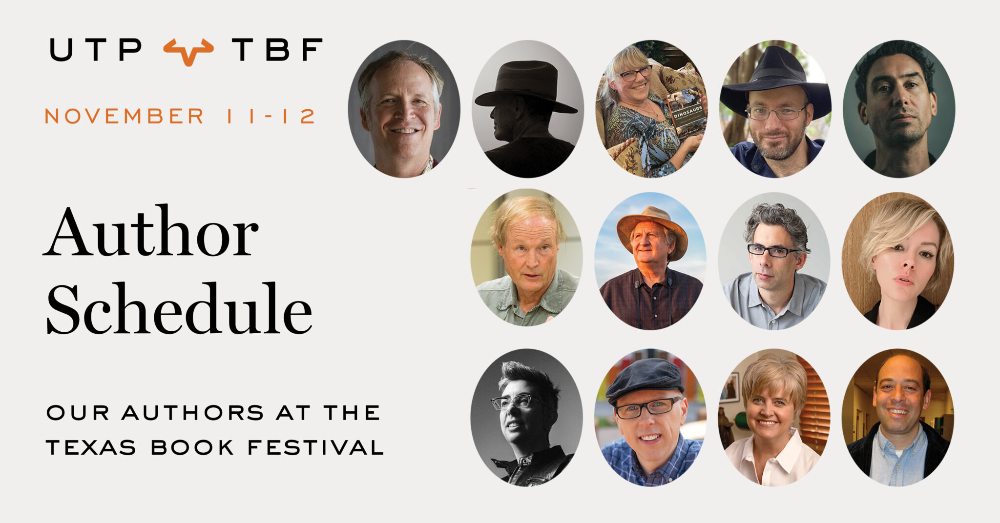 UT Press Authors at the 2023 Texas Book Festival