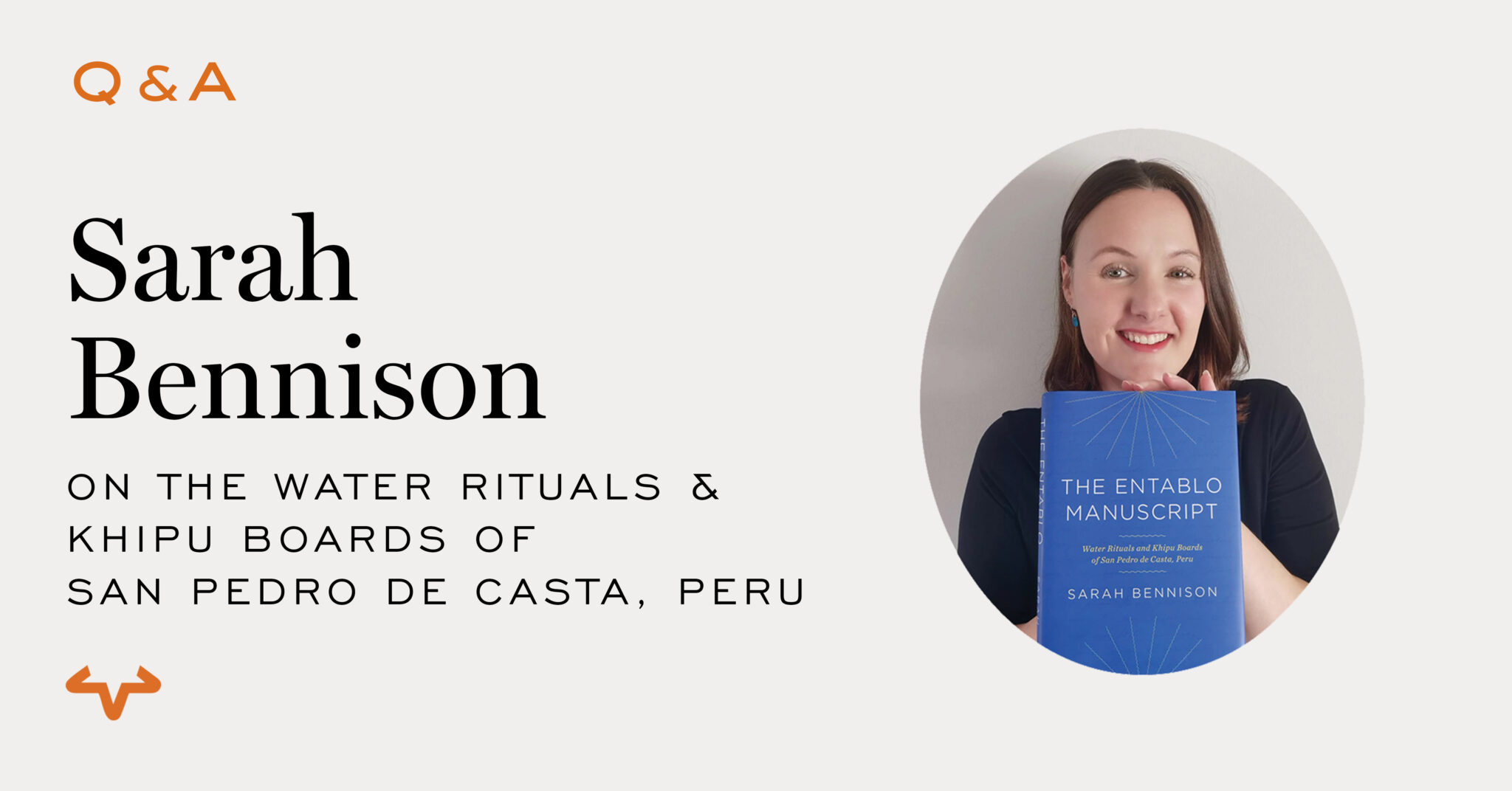 Q&A with The Entablo Manuscript author Sarah Bennison on khipu boards ...