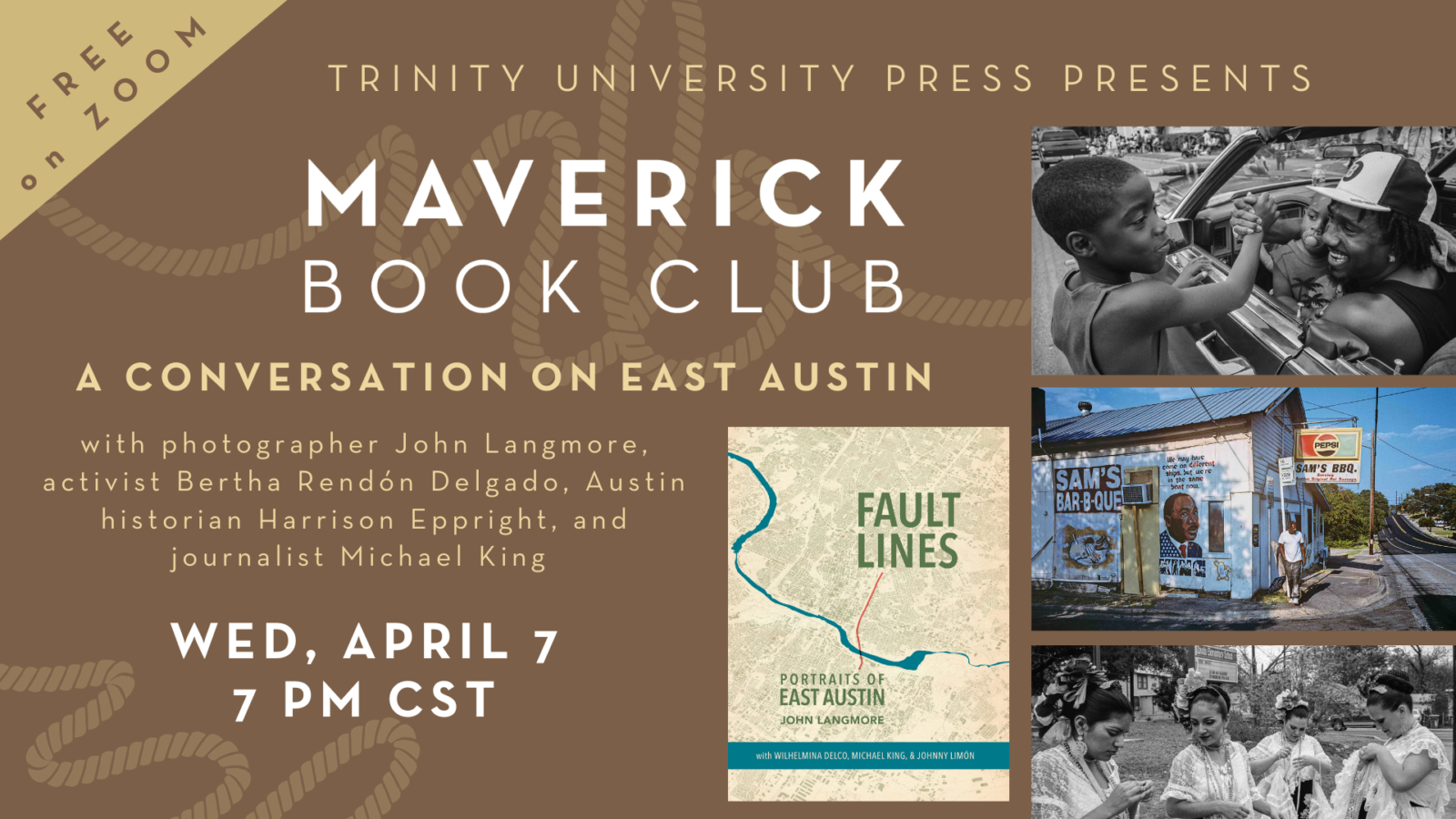 Maverick Book Club - Fault Lines - Trinity University Press