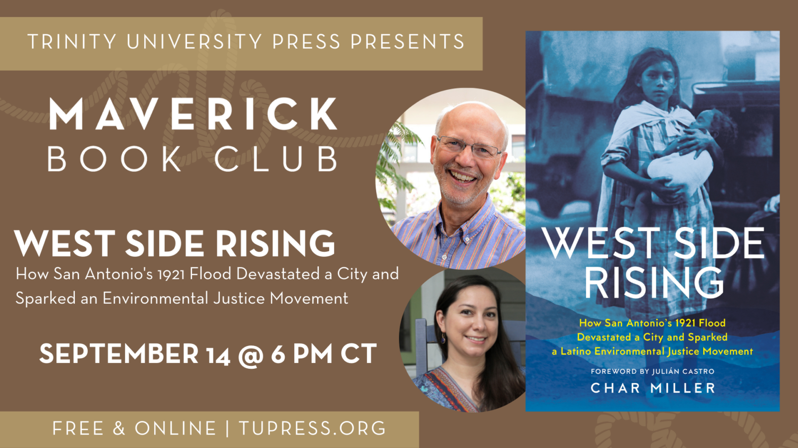 Maverick Book Club - WEST SIDE RISING with Char Miller and Sarah Gould ...