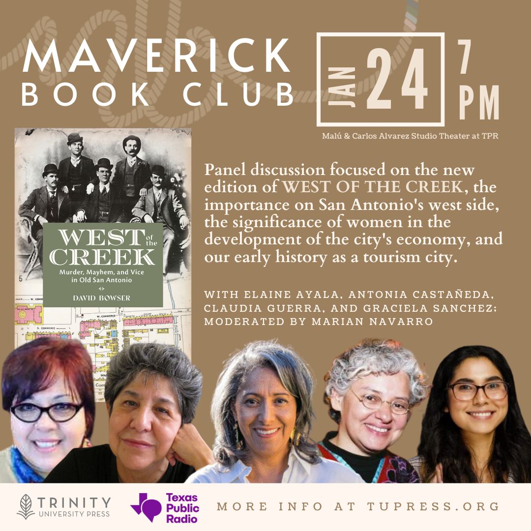 Maverick Book Club - West of the Creek - Trinity University Press