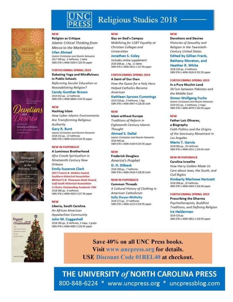 UNC Press Catalogs