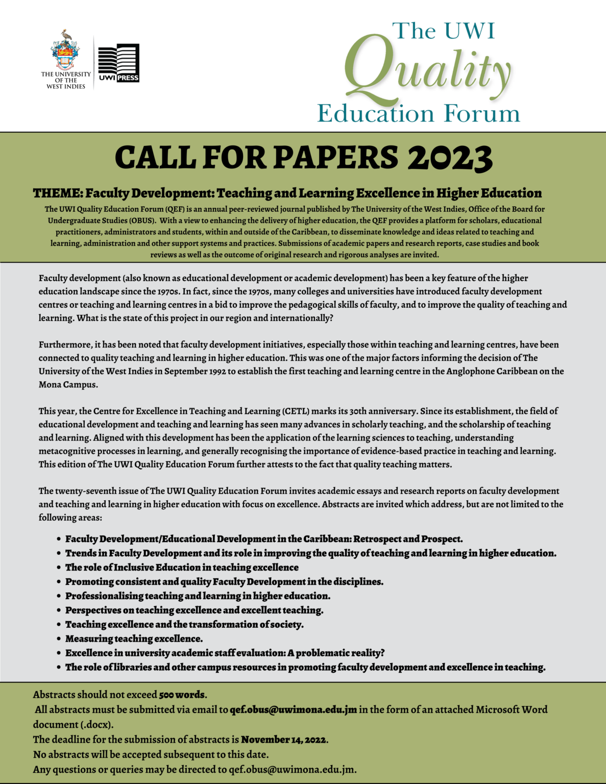 Homepage | University of the West Indies Press